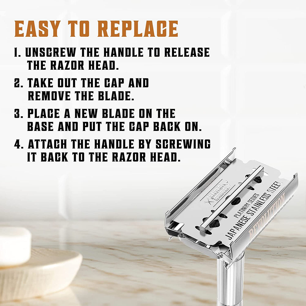 Double Edge Razor Blades (50 Count)